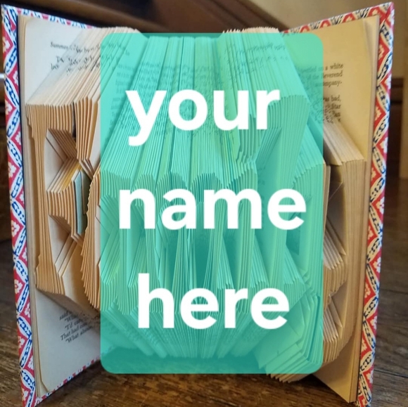 Hand Crafted | Art | Custom Hand Crafted Book Art Your Choice Of Word ...